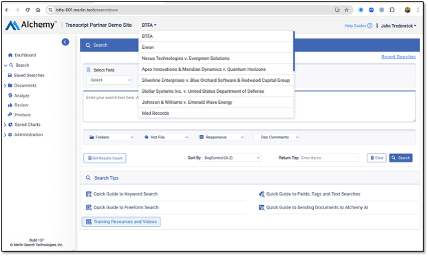 Alchemy - Merlin Search Technologies