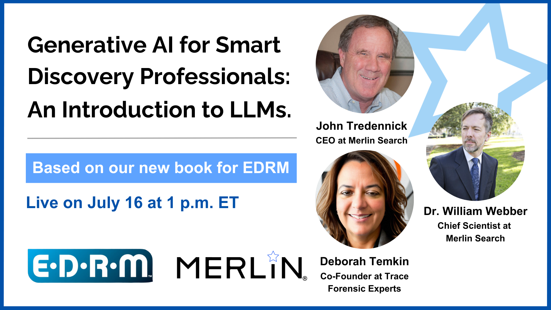 GenAI for Smart Discovery Professionals: EDRM Webinar - Merlin Search ...